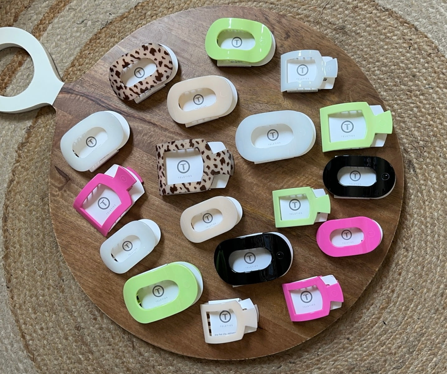 Teleties Flat Clip, Various Colors/Sizes – Alleigh Mak & Co
